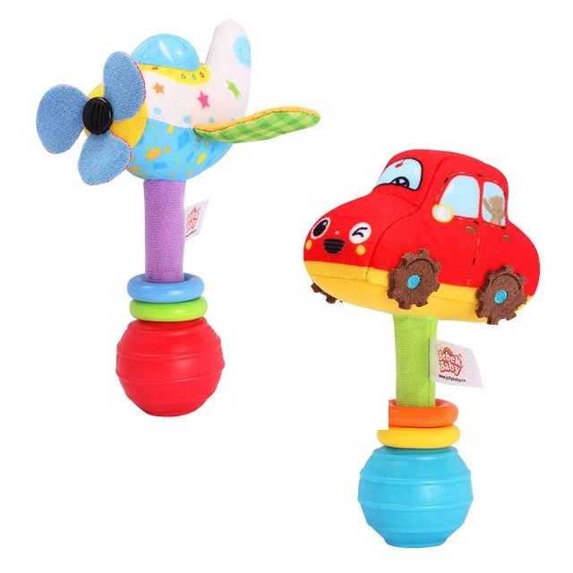 JollyBaby Plišana zvečka Auto ili Avion