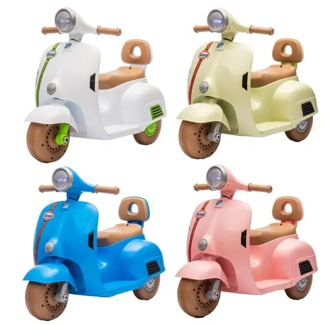 Motor Vespa na akumulator 6V - dečiji motor sa muzikom i LED svetlima 601719