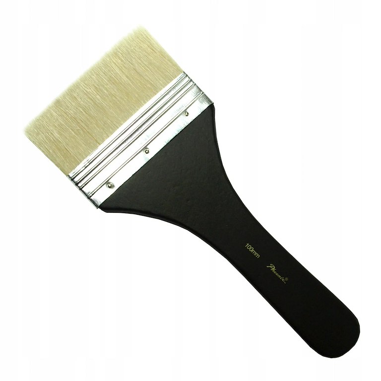 Pljosnata četka od prirodne čekinje Phoenix 716B, 25–100 mm (100 mm) – 25 mm