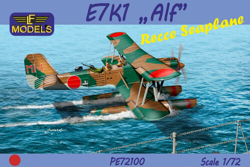 NEW! LF Models PE72100 Kawanishi E7K1 Alf - IJN Recce Seaplane (3 x Japanese Scheme)
