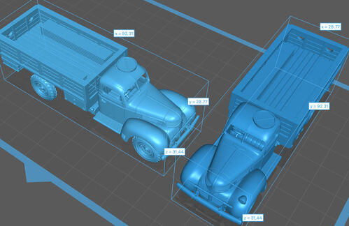 NEW! EMP3D 72012815-56 Ciężarówka Dodge D60L T110 - Otwarty Właz - Bez Plandeki