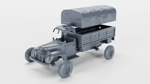 NEW! EMP3D 72012817-43 Ciężarówka Dodge D60L T110 - Otwarty Właz - Z Plandeką