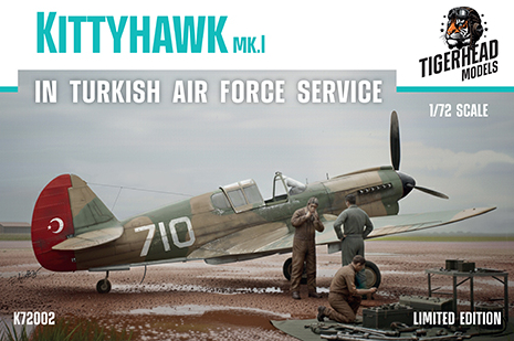 NEW! TigerHead Decals K72002 Curtiss Kittyhawk Mk.I in Turkish Air Force Service (Limited Edition)