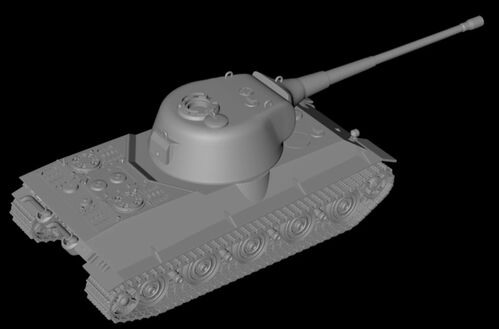 NEW! EMP3D 72013045-87 Panzer VII Löwe - Kadłub Bez Ekwipunku - Otwarty Właz