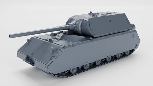 NEW! EMP3D 72013048-43 Panzer VIII Maus - Zamknięty Właz