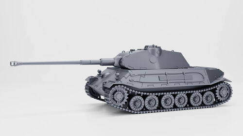 NEW! EMP3D 72013052-48 Porsche Tiger II - VK 45.02(P) - Zamknięty Właz