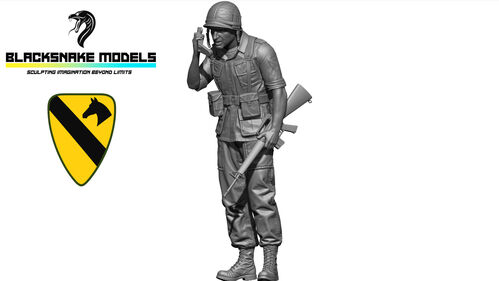 NEW! BlackSnake Model 7TH-01-48 Lieutenant Colonel Hal Moore - 7th Cavalry Regiment La Drang 1965 (1 Figure)