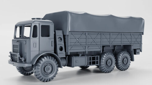 NEW! EMP3D 72013309-48 Ciężarówka 10-Tonowa Layland Hippo - Z Otwartą Plandeką