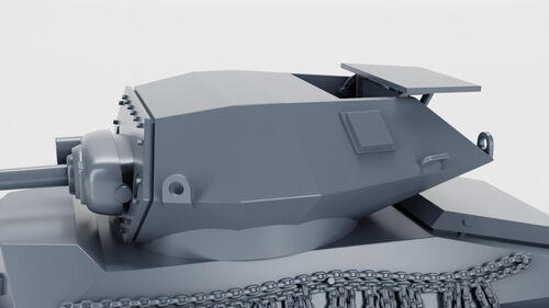 NEW! EMP3D 72013219-87 Ciężki Samochód Pancerny Rhino - Otwarty Właz