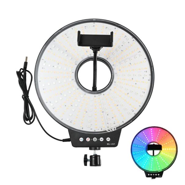 LED lampa RGB MJ261 sa drzacem za mobilni telefon
