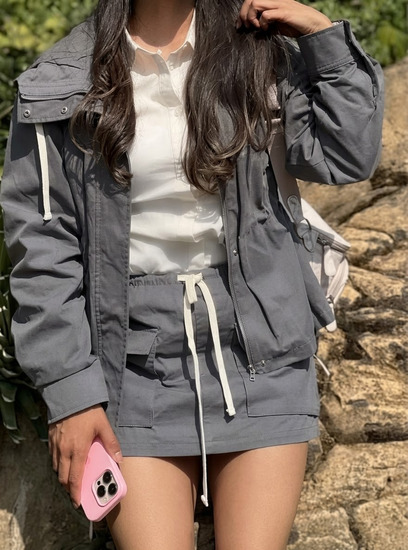 Nov Zara komplet skort i jakna S/M