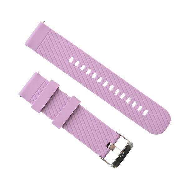Narukvica diagonal stripe za smart watch 20mm ljubicasta