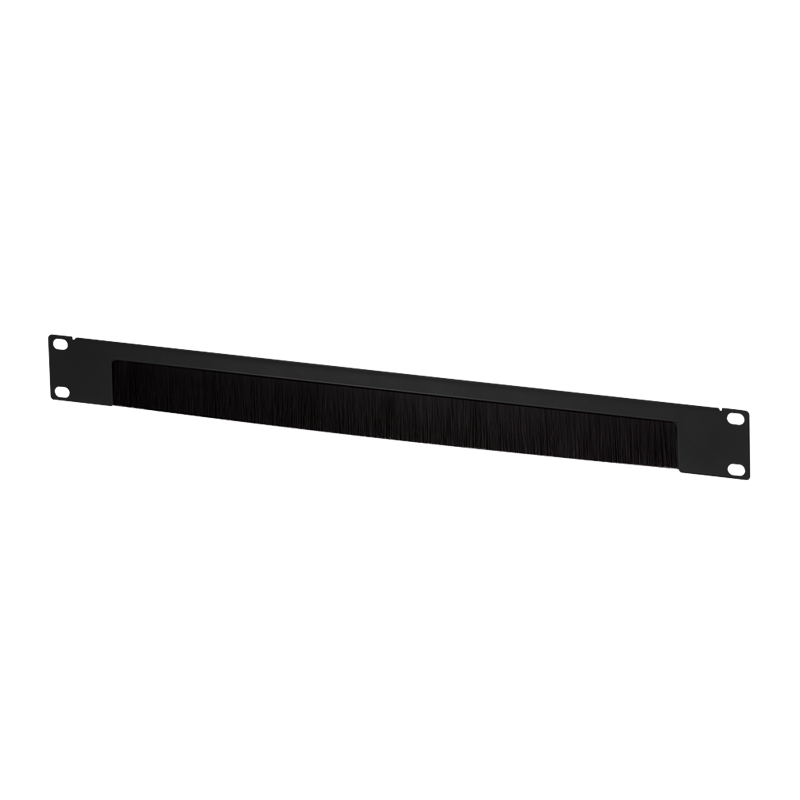 Logilink 19" blank panel 1U sa četkicama, crna