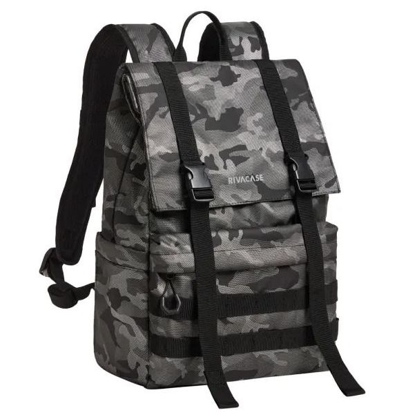 Torba za Laptop 15.6 Rivacase Sherwood Roltop 7621/siva camo