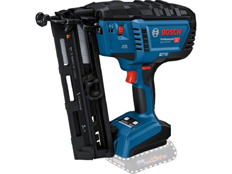 BOSCH PRO GNH 18V-64-2 Akumulatorski pištolj za eksere za drvo, solo, 0601482100