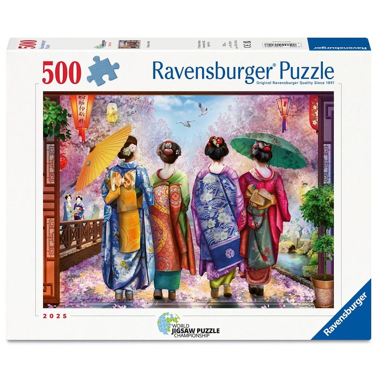 Ravensburger puzzle (slagalice) 500pcs Šetnja među cvetovima RA12001702