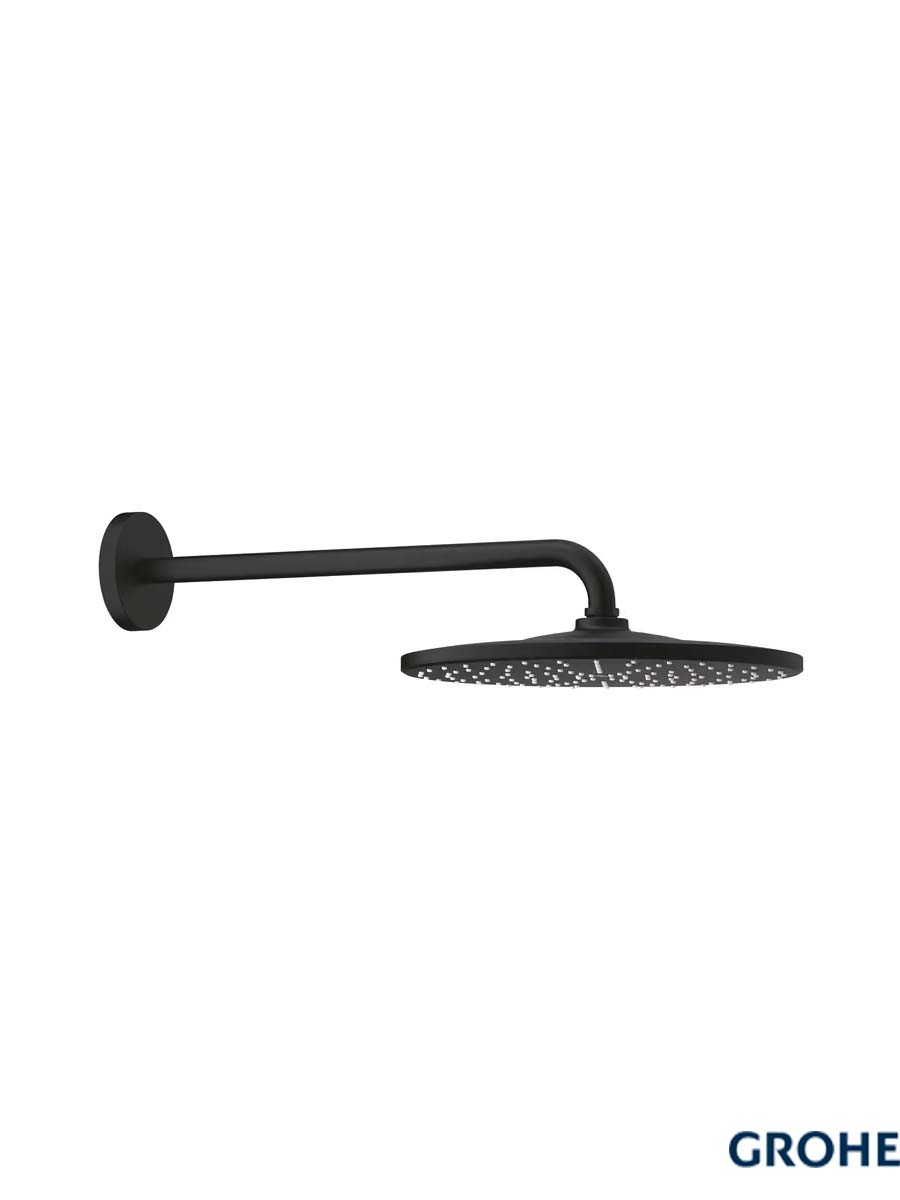 Ruža tuša 310 mm Grohe 22121KF0 Rainshower Mono sa držačem 422mm phantom black