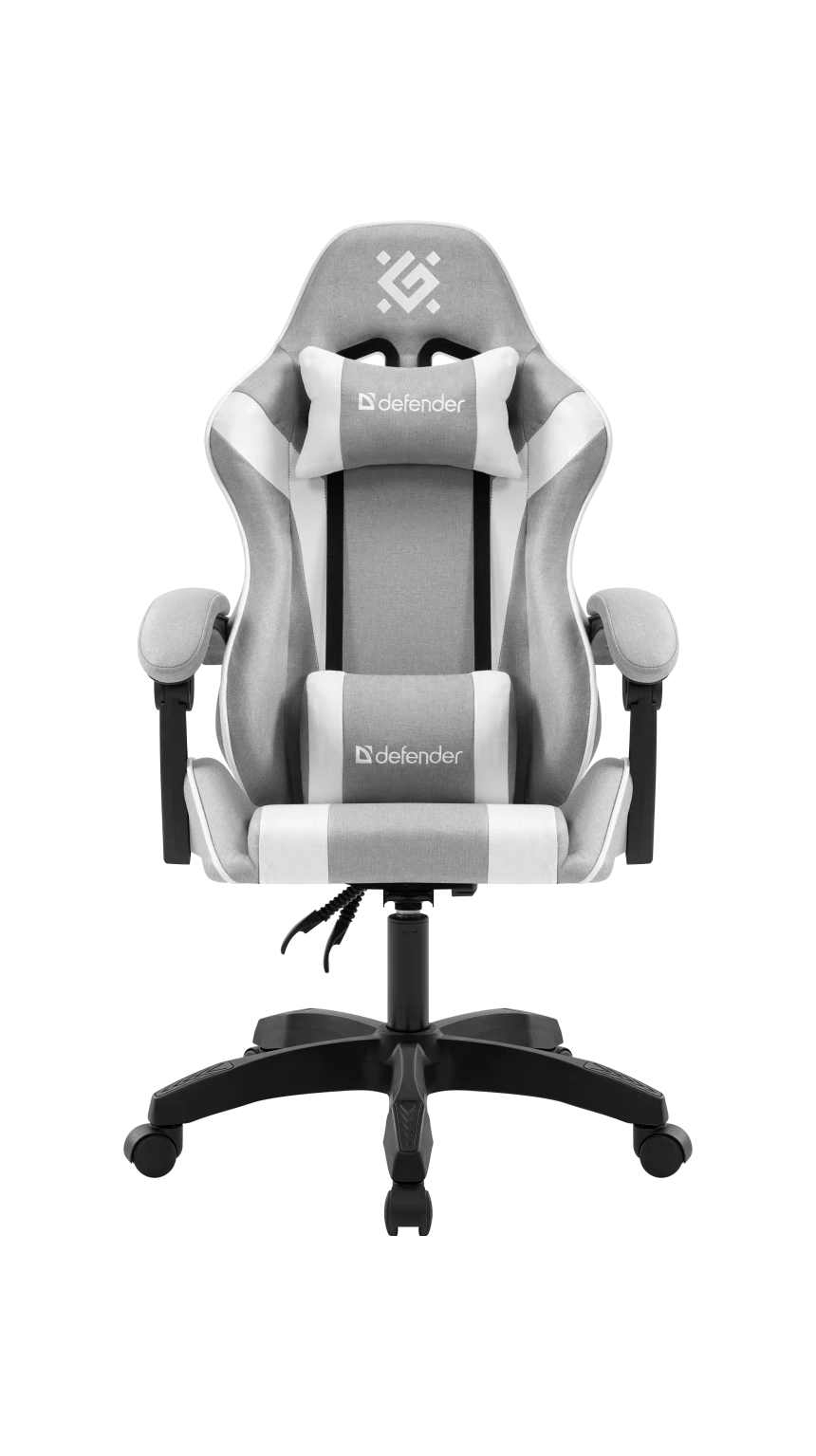 Gaming stolica Defender Ortos sivo bela