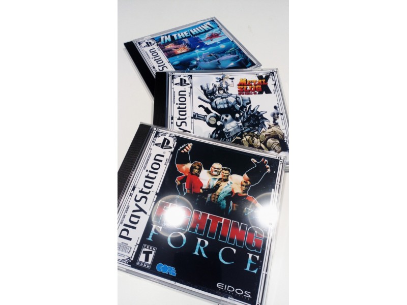 Fighting Force-Metal Slug-In The Hunt - ps1