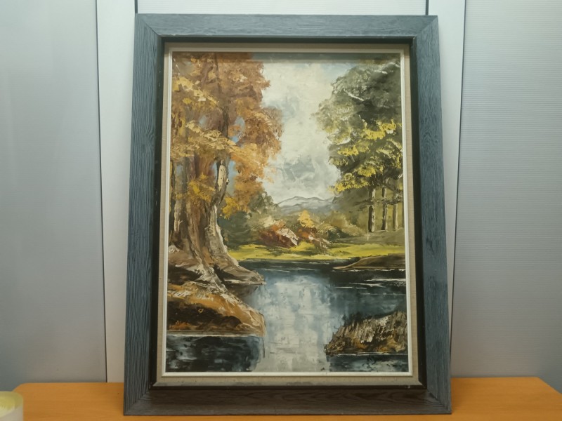 Umetnička slika – Šumski pejzaž