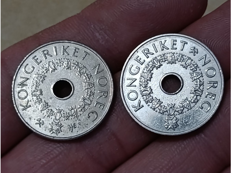 5 Kruna - Norveška - Dve kovanice