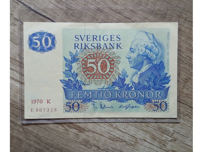N 72 - Švedska - 50 kruna 1970 - BOLJA - opis -