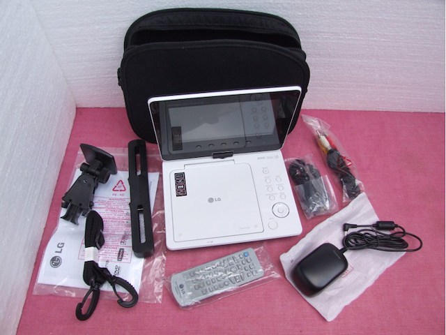 LG Portable DVD/DivX/USB/MP3/WMA/JPEG Player+GARANCIJA!