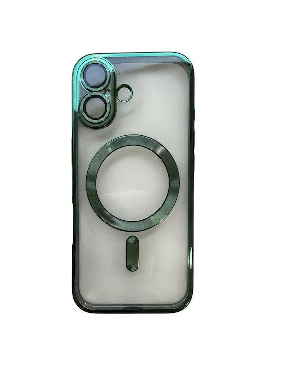 Maska metalik magsafe za iPhone 17 zelena