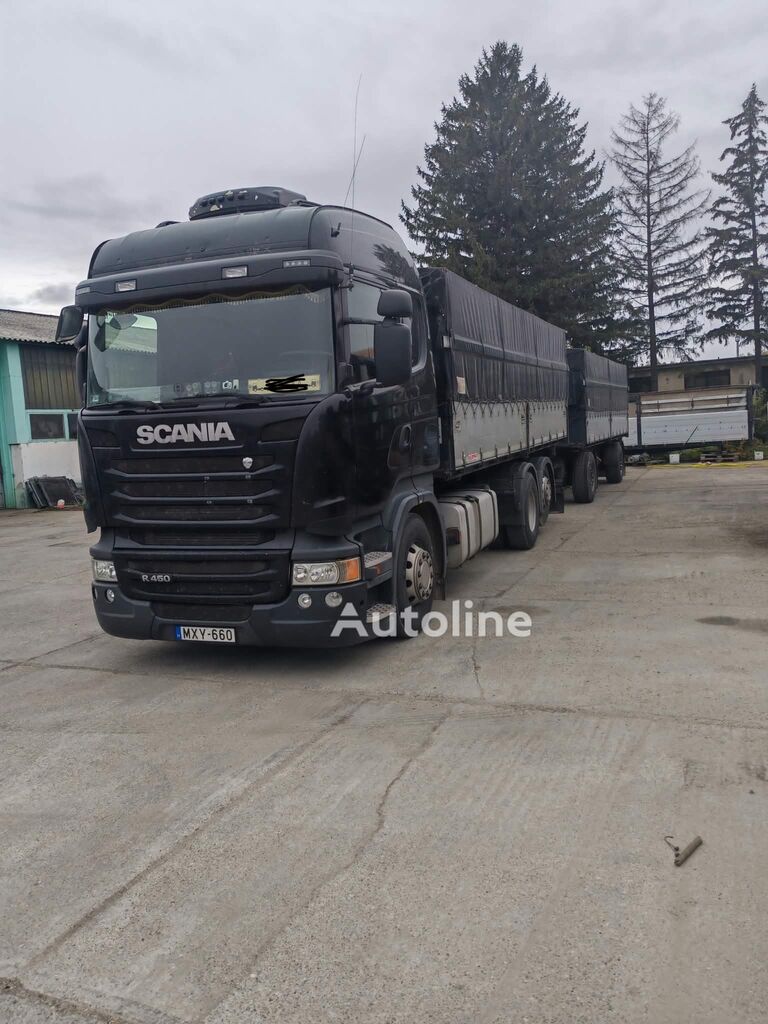 Scania R450 kiper + prikolica kiper