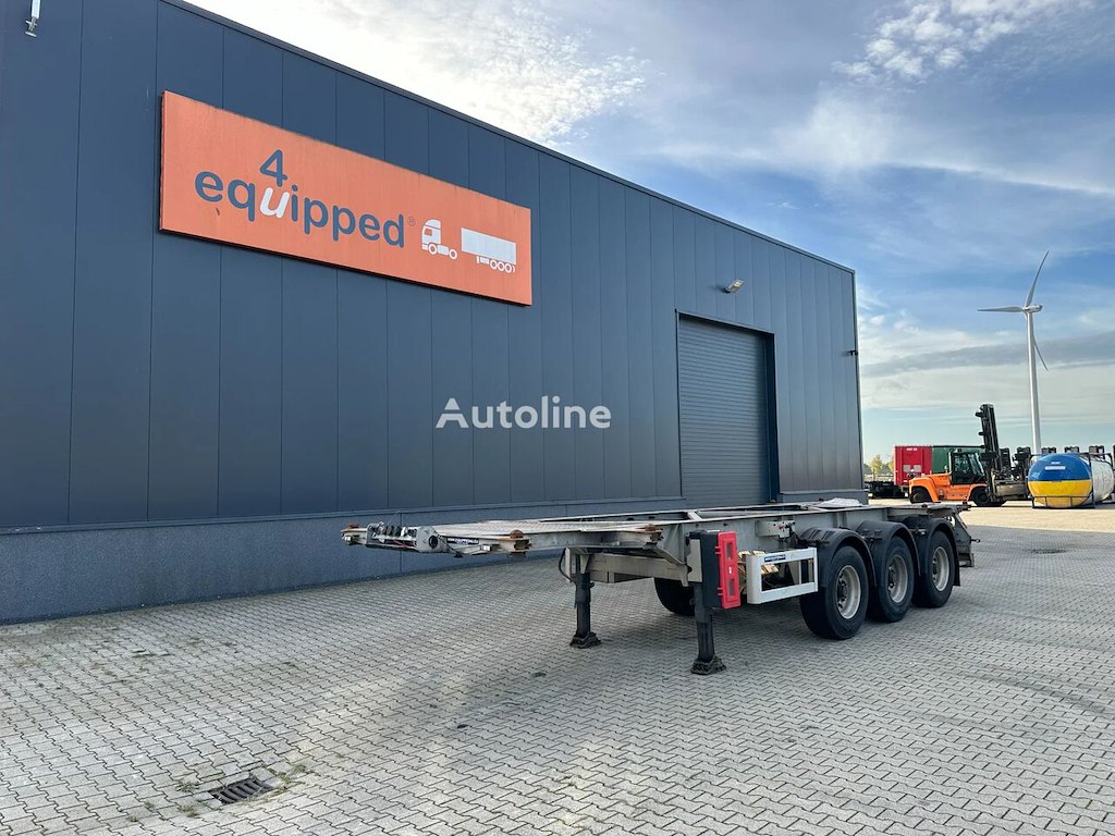 Schmitz Cargobull SCF 20FT/30FT ADR CHASSIS / galvanized / BPW DRUM / ADR / liftax poluprikolica za prevoz kontejnera