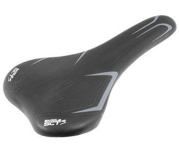SEDLO MTB GW STREET 290x150 340g SIVO CRNO SADDLE SCT