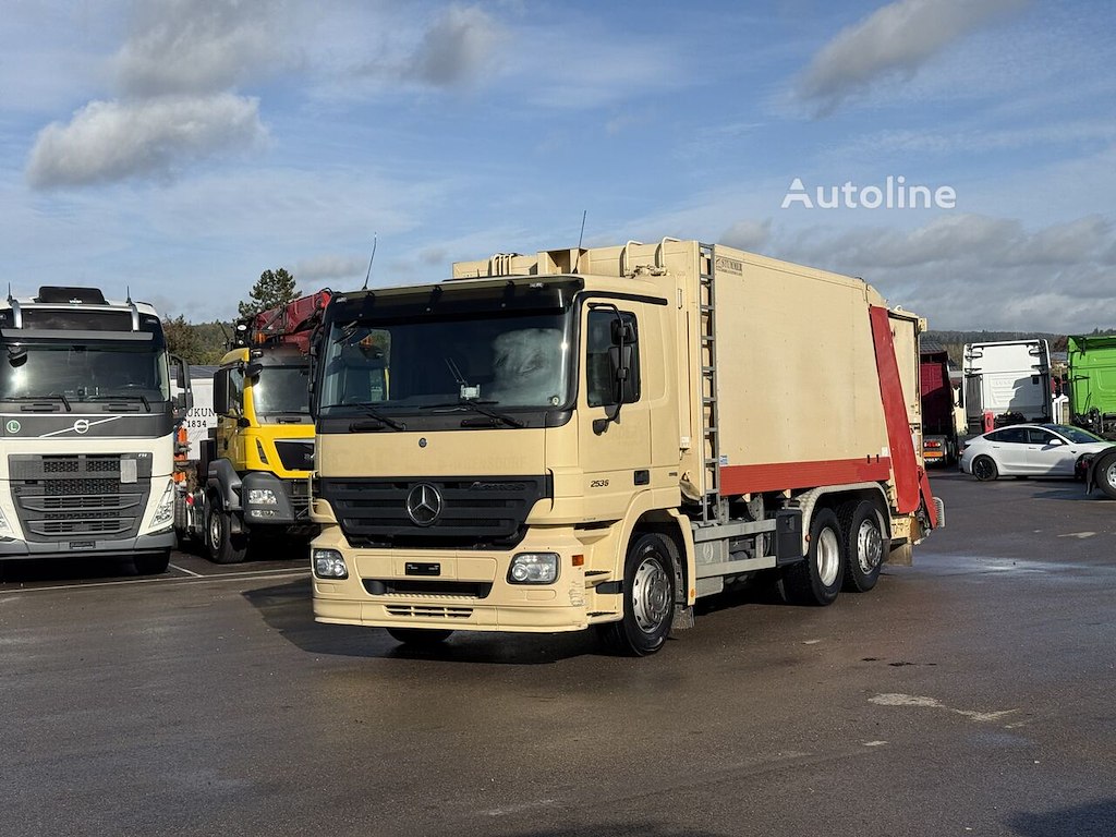 Mercedes-Benz Actros 2536 6x2*4 Stummer kamion za smeće