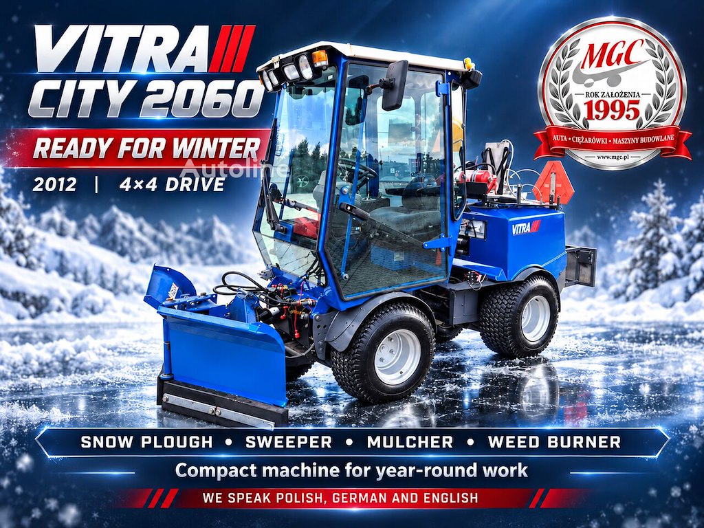 Vitra 2060 4x4 / PLOW / SWEEPER / WEED HEATER univerzalna komunalna mašina