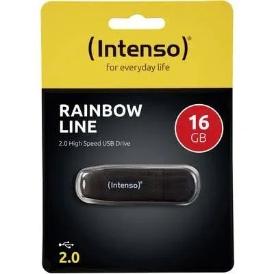Intenso Rainbow Line USB fleš memorija 16GB USB 2.0 crna 3502470