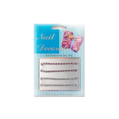 PERFECT NAILS
Dekorativni lančići za Nail Art NADE04 srebrno/pink 4/1