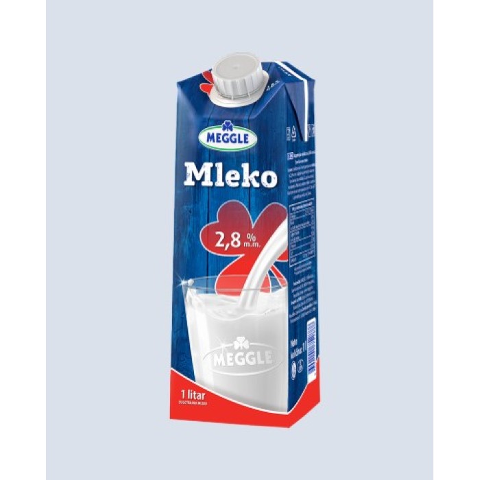 Mleko dugotrajno Meggle 2,8%mm 1l