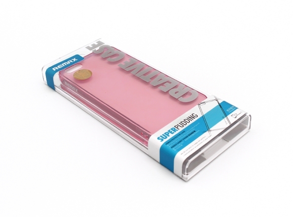 Torbica REMAX transparent za Iphone 5 roze