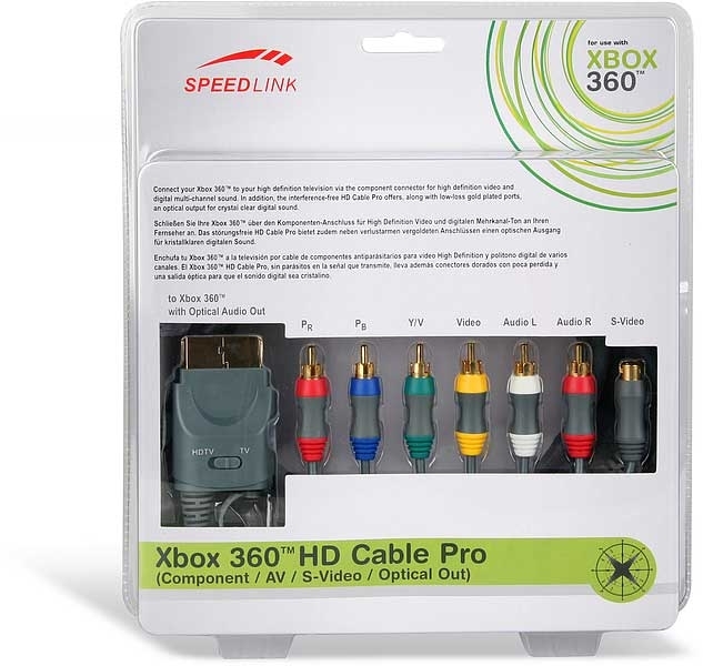 Xboxâ„¢ 360 HD Cable (Component AV-Cable-Opt. Output)