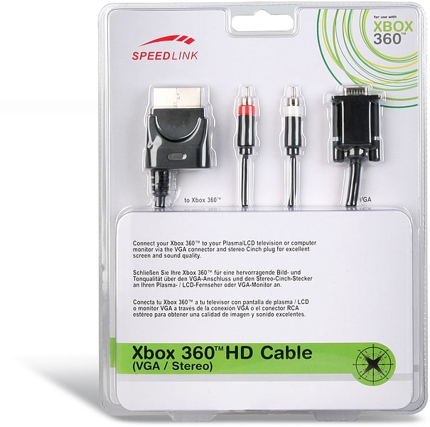 Xboxâ„¢ 360 HD Cable (VGA - Stereo)