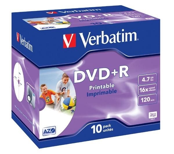 DVD-R 4,7 GB 16x printable Box