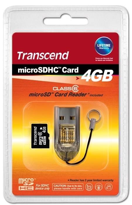 Micro SD 4GB Class 6 i SD Adapter