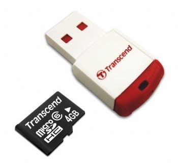 Micro SD 4GB + USB2.0 adapter