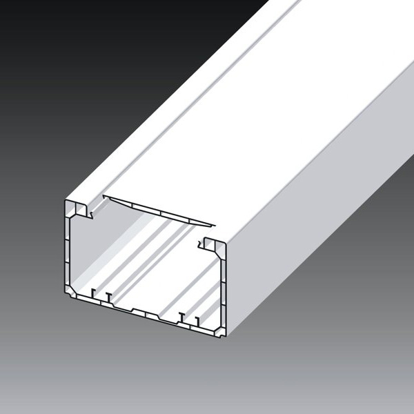 110x70mm KANAL bezhalogeni parapetni Kopos PK-HF sa poklopcem, IP40, mehanička čvrstoća IK07, samogasiv, E90 vatrootpornost (opciono do 2 pregrade i/ili metalni podkanal)