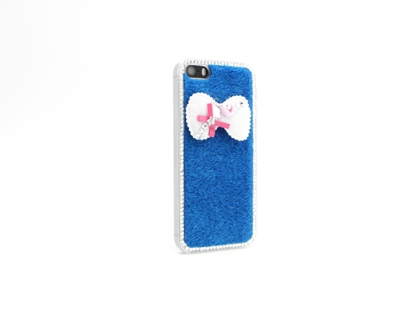 Torbica Diamond bow za iPhone 5 plava