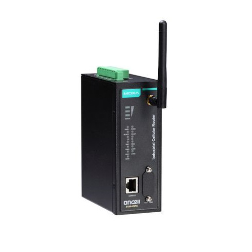 Moxa OnCell 5104-HSPA 4-portni Five-band industrijski GSM/GPRS/EDGE/UMTS/HSPA+ ruter, 4 x 10/100BaseT(X)