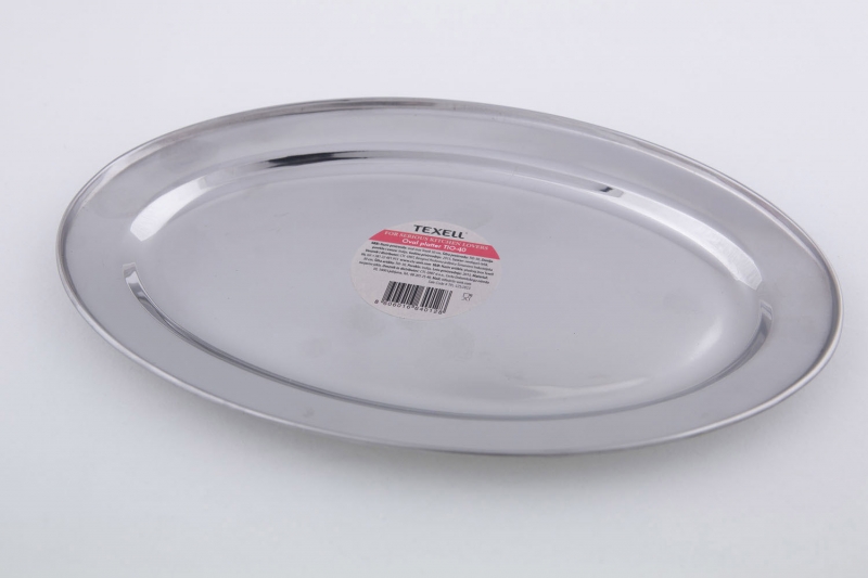 Oval inox 40 x 26,5cm TIO-40