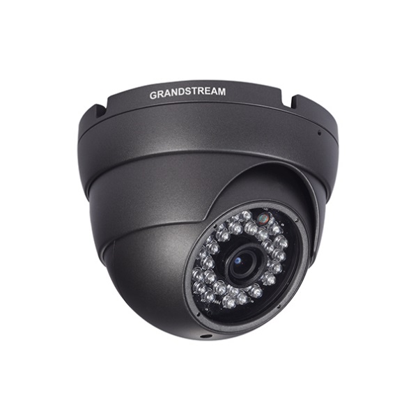 Grandstream GXV3610_HD Dome IP66 outdoor dan-noć IP kamera H.264 1.2-MegaPix HD720p@30fps, IR LED 10m, WDR 0.05 Lux @ F1.8, video analytics, 2way audio SIP/VoIP, PoE, SW 72 kam