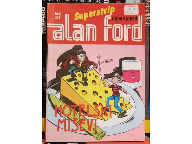 Alan Ford 381 Hotelski miševi