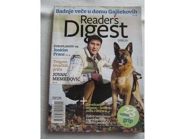 Readers digest- časopis iz januara 2009.