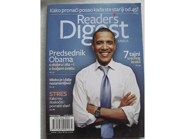 Readers digest - časopis iz februara 2009.